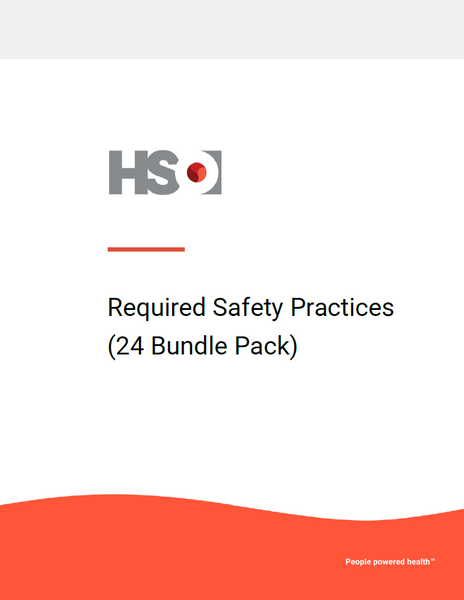 Required Safety Practices (24 Bundle Pack) – Health Standards ...